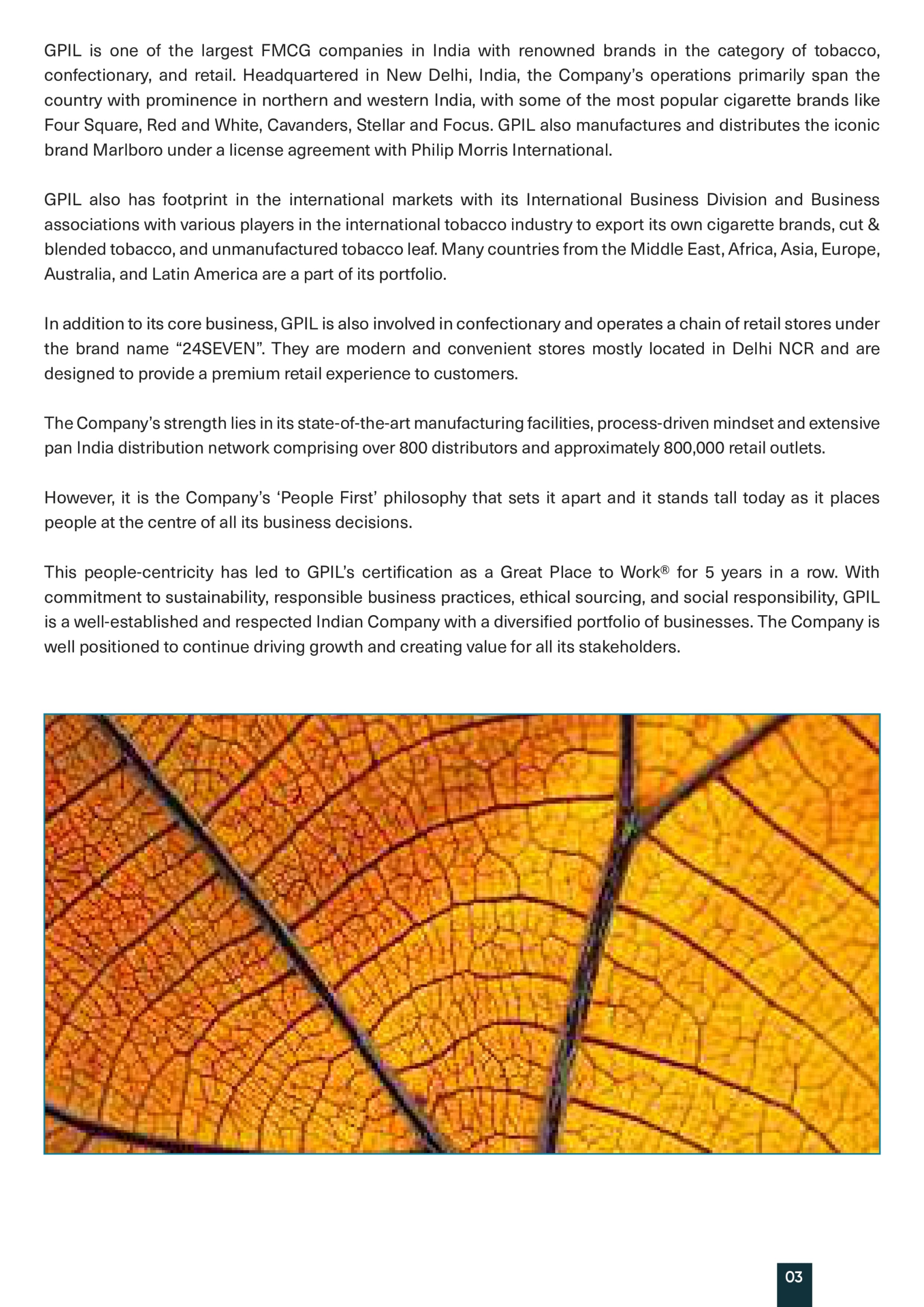 Our Magazine - Godfrey Phillips India Ltd.